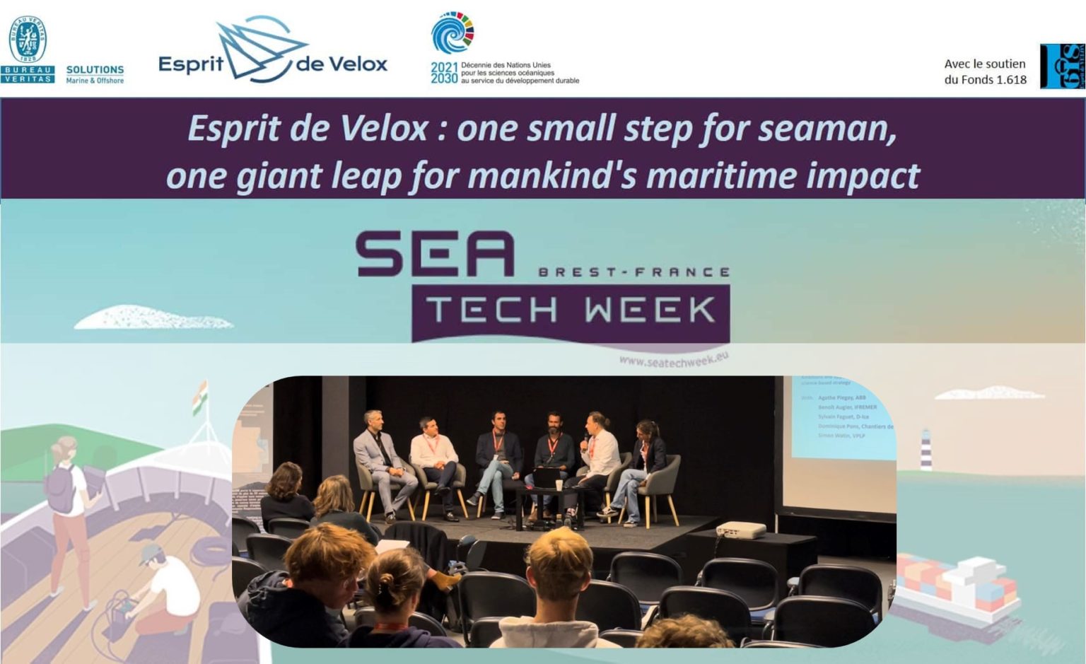 Esprit de Velox à Sea Tech Week Brest 2022 - Esprit de Velox